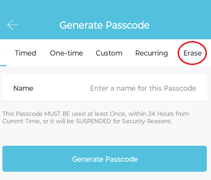 How do I delete all passcodes on a lock with "Erase Passcode?" – Sifely ...